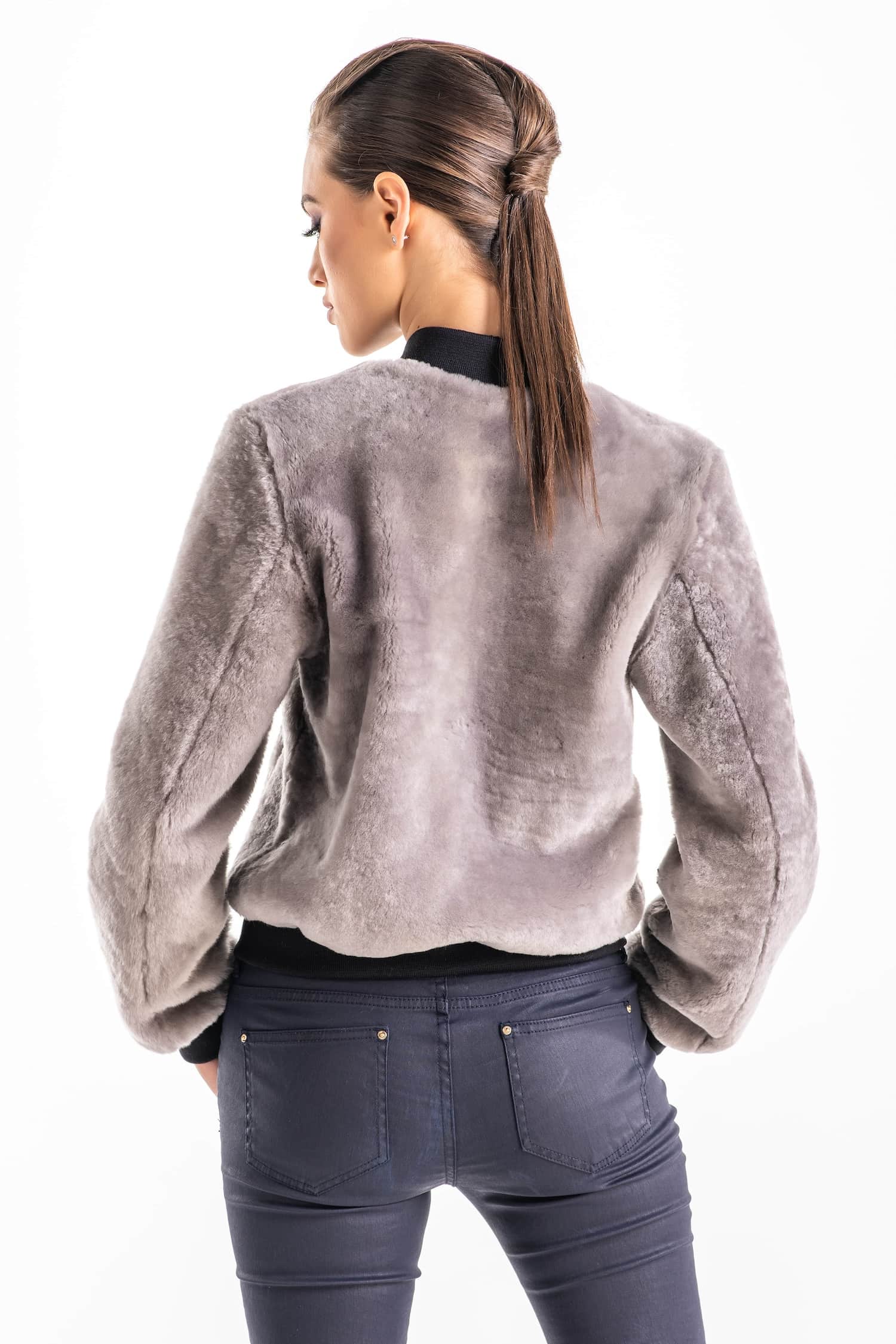 Maya Chic Shearling Letterman Jacket – Zeita Kotys